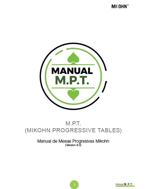 Mikohn Manuals - Mikohn Technology